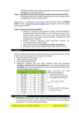 2019 kontrak statistik pendidikan II | PDF