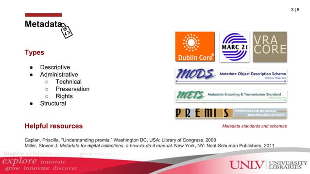 Metadata: An Overview for Digital Collections | PPT