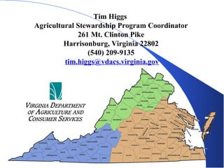 The Virginia Agricultural Stewardship Act - ASA | PPT
