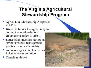 The Virginia Agricultural Stewardship Act - ASA | PPT