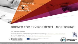 DRONES FOR ENVIRONMENTAL MONITORING | PPT