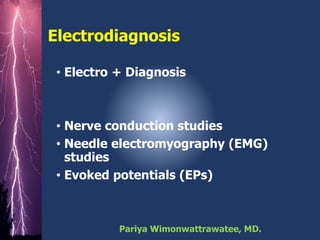 Electrodiagnosis for medical student (2ed) | PPTX