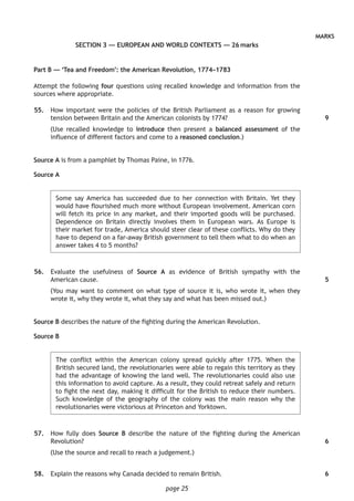 2019 National 5 History exam | PDF