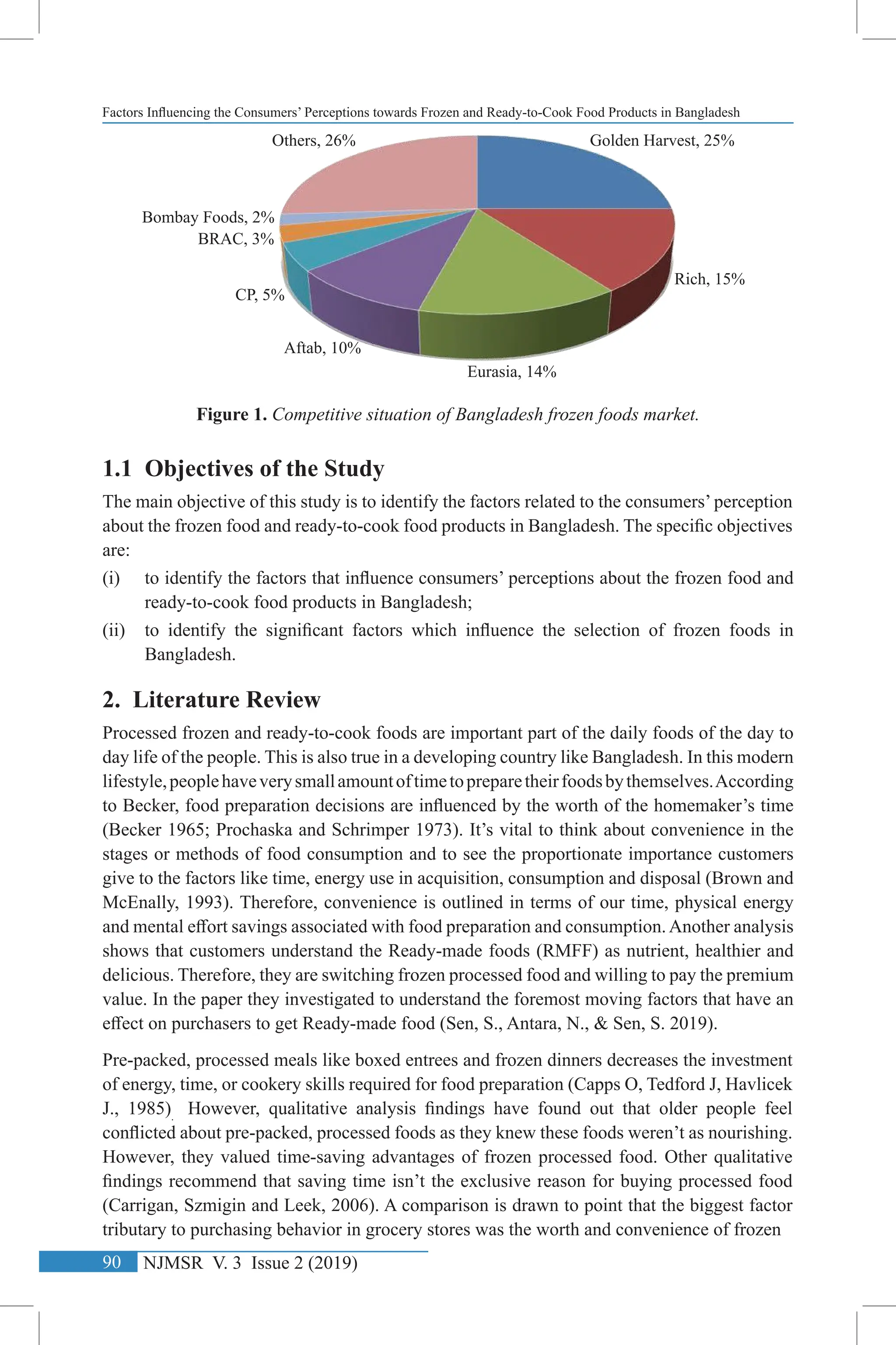 Factors Influencing the Consumers’ Perceptions towards Frozen and Ready ...