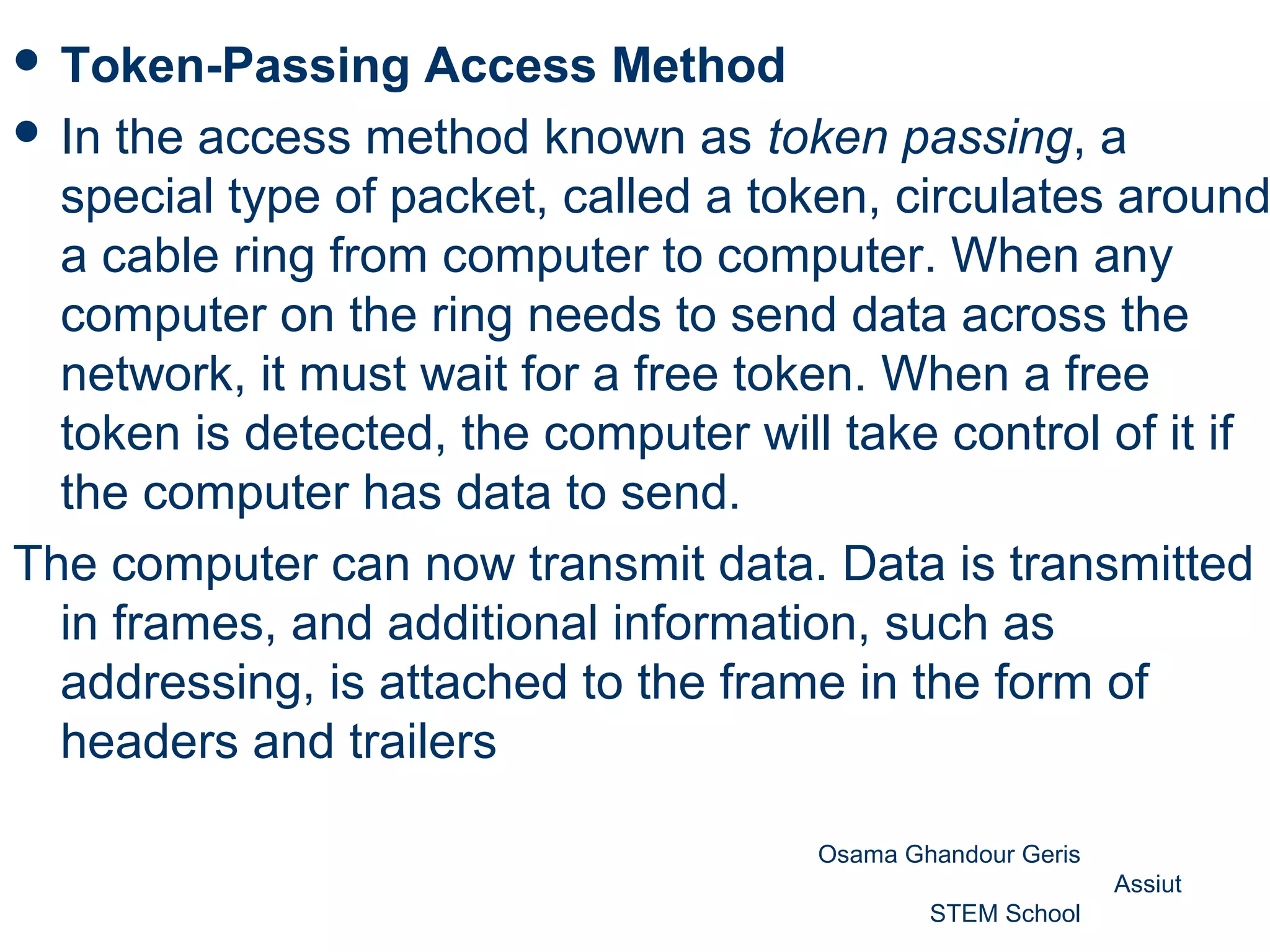 topological computer networks and access methods | PPT