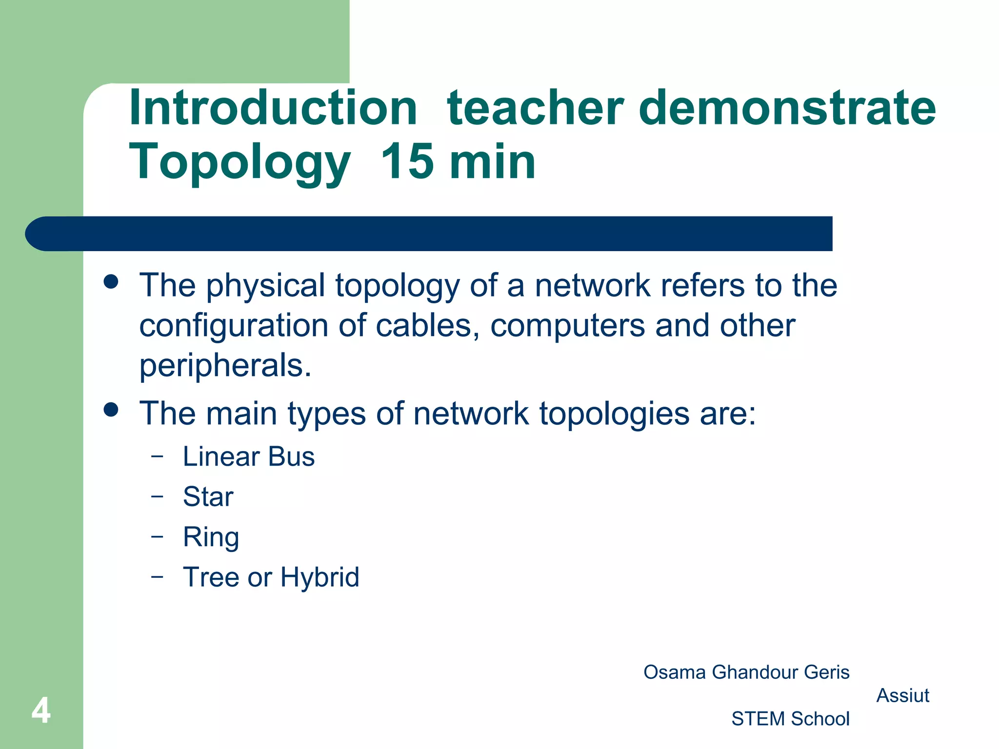 topological computer networks and access methods | PPT