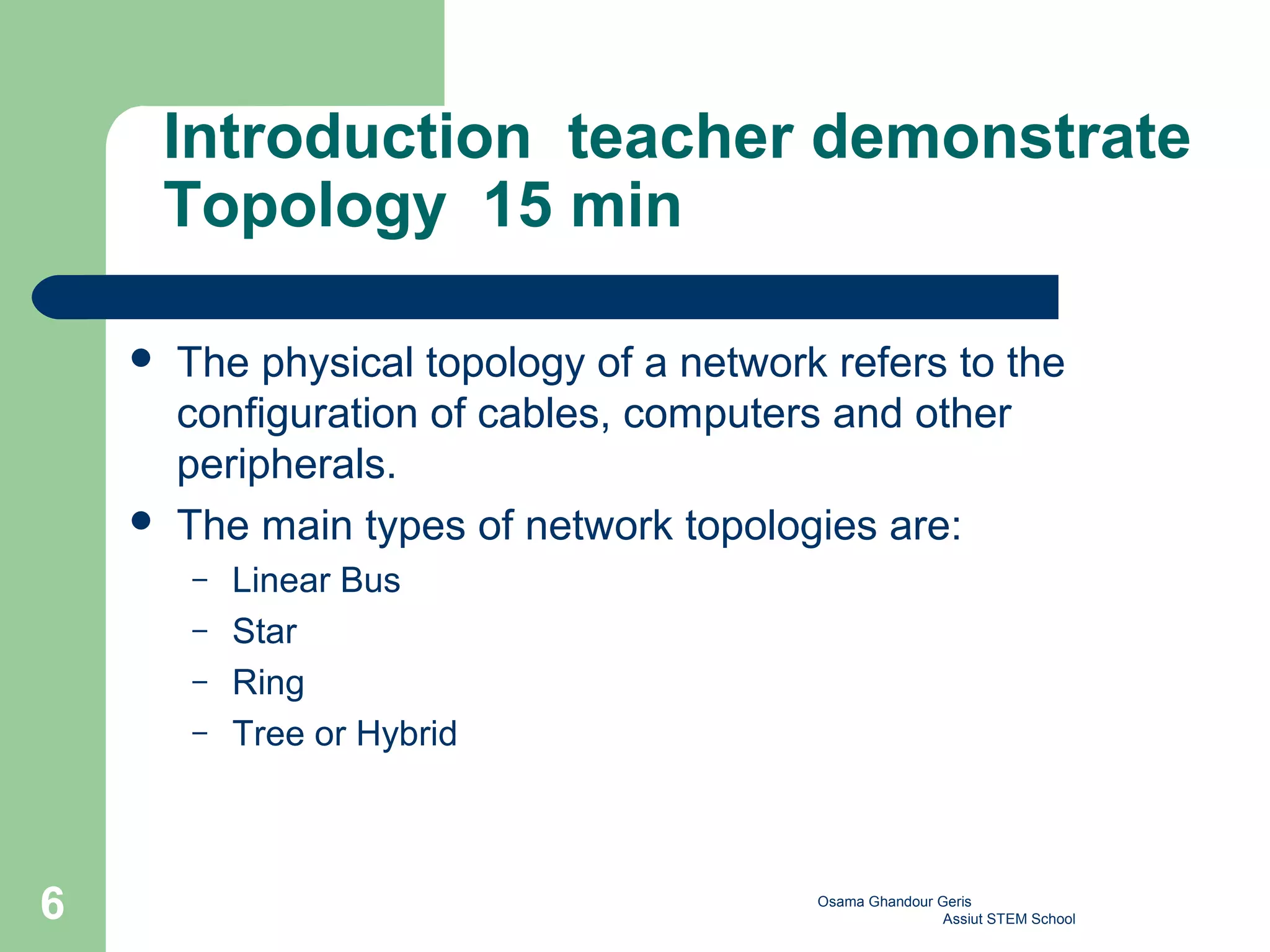 network topologies and access methods | PPT