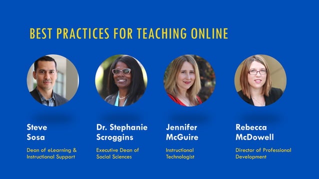 Launching Best Practices for Teaching Online | PDF