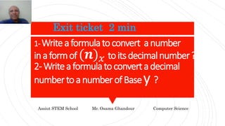 2019 numbering systems decimal binary octal hexadecimal | PPTX