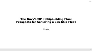 The 2019 Outlook for Navy Shipbuilding | PPT