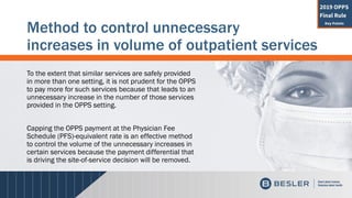 2019 outpatient prospective payment system final rule key points | PDF ...