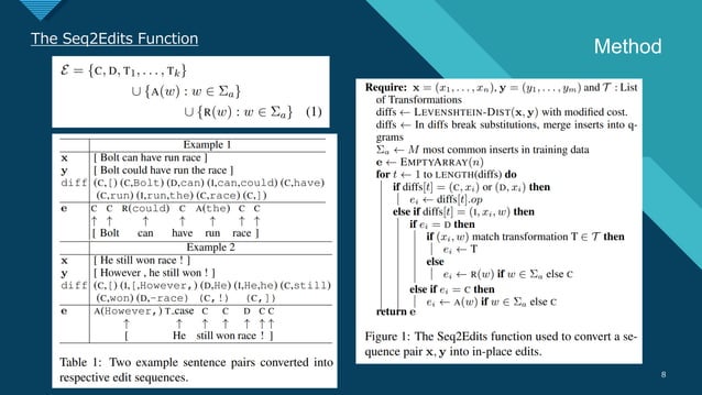 Emnlp 2019 Parallel Iterative Edit Models For Local Sequence Transduction Ppt 9086