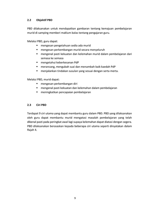 2019 PBD Buku Panduan Pelaksanaan PBD | PDF