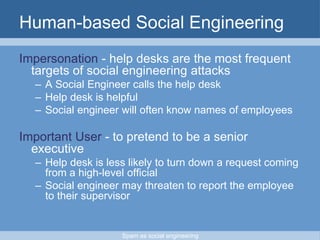 Spam as social engineering presentation. | PPT