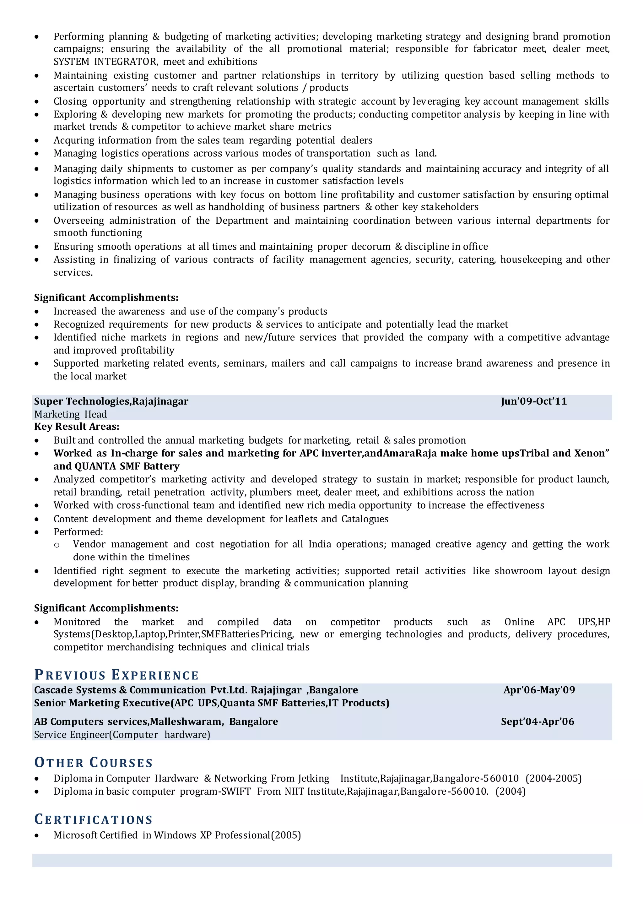 2019 professional cv dharmendra | PDF