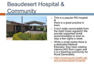 QRME Griffith University Rural Health Program | PPTX