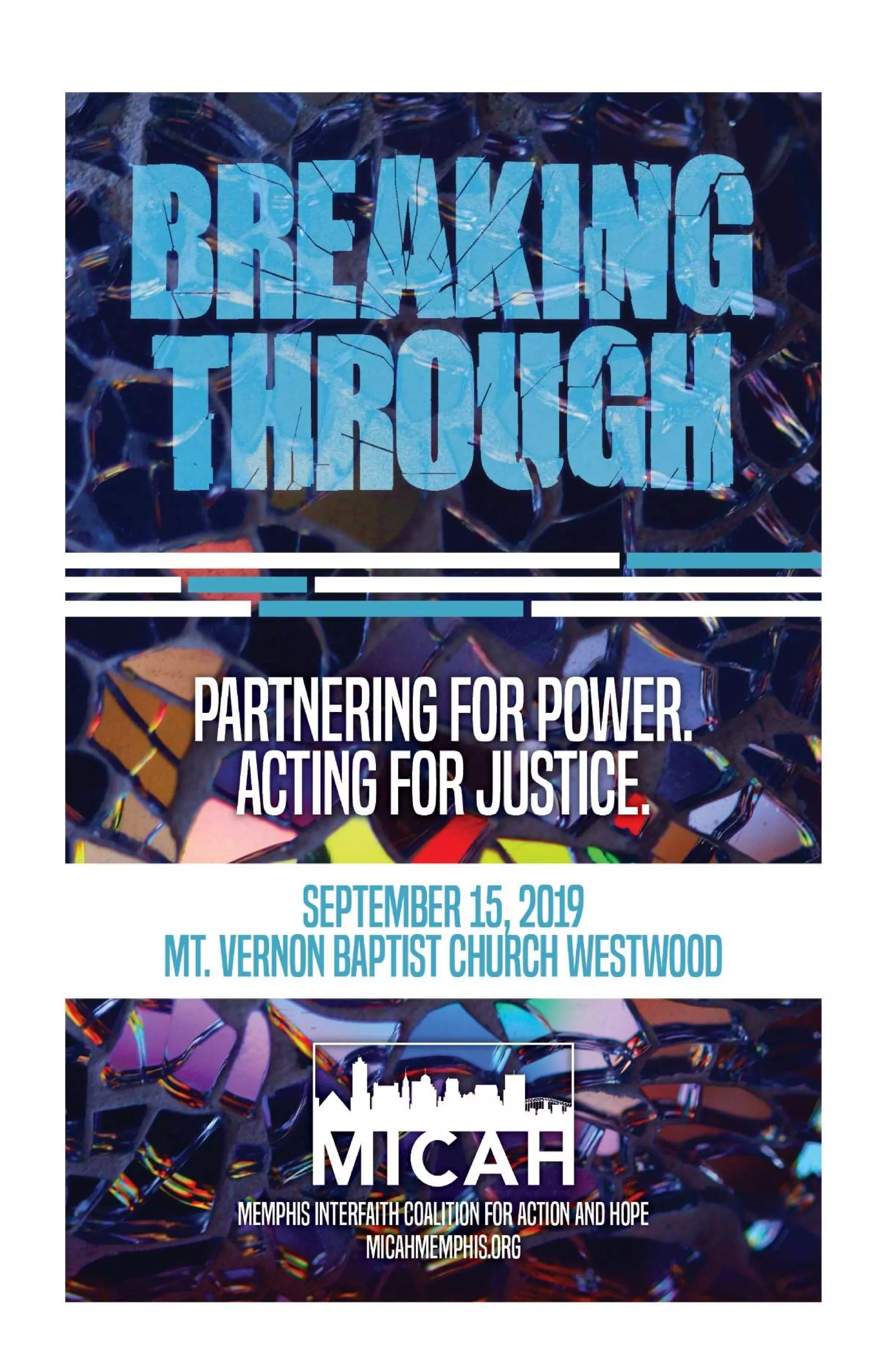 MICAH Public Meeting 2019 - Breaking Through | PDF