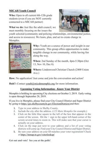 MICAH Public Meeting 2019 - Breaking Through | PDF