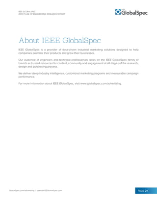 2019 Pulse of Engineering | IEEE GlobalSpec | PDF