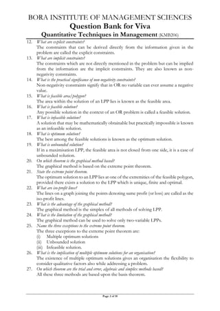 2019 question bank (with answers) for viva | PDF