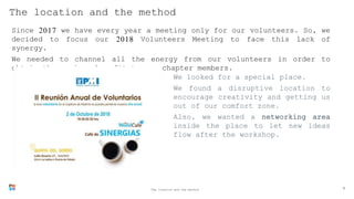 Creating synergy between different areas of volunteering using World Cafe Method (Volunteering ...