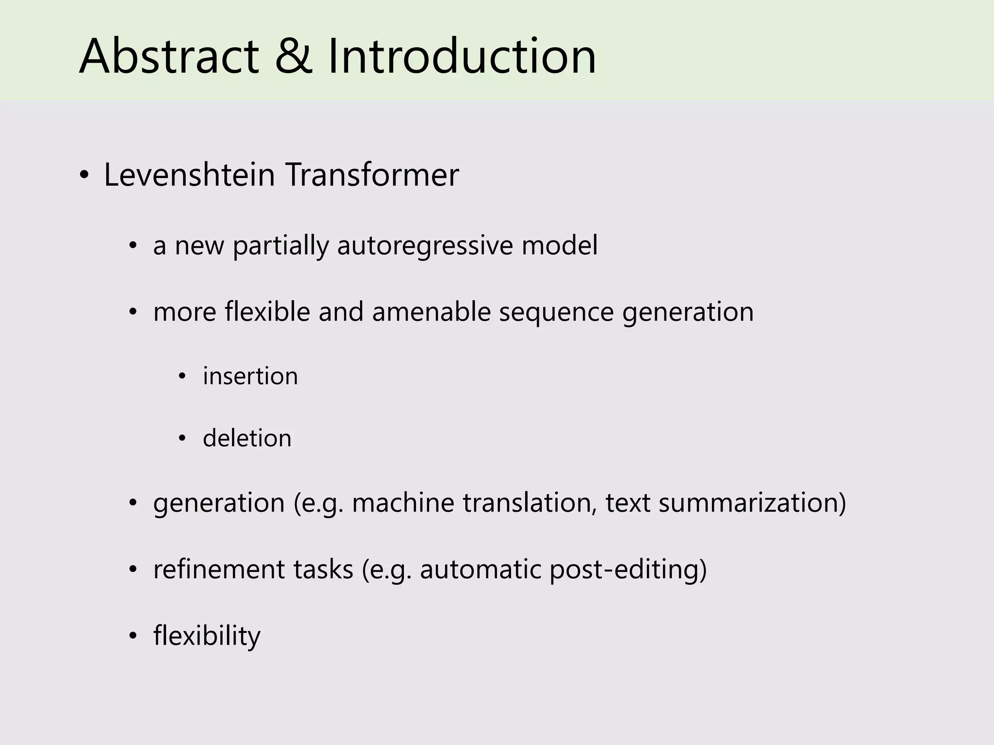 2019 Levenshtein Transformer | PDF