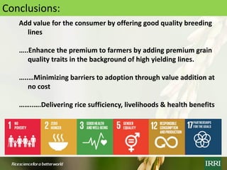 Rice grain quality and its value chain | PDF