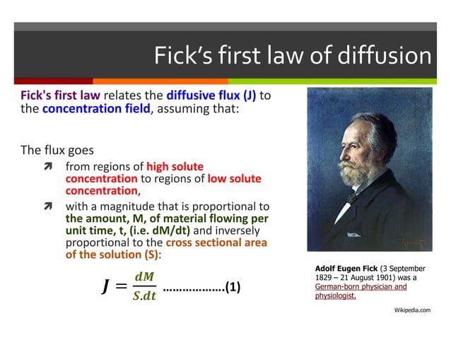 Transfer of matter Diffusion - Osmosis -Dissolution rate | PDF