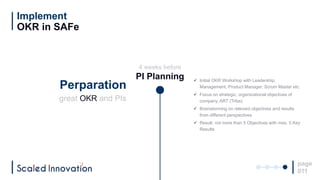 Scaled Agile Framework® and Objective Key Results | PDF