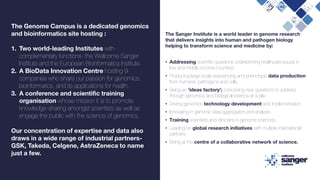 Impact Through Innovation: The Wellcome Sanger Institute | PPTX