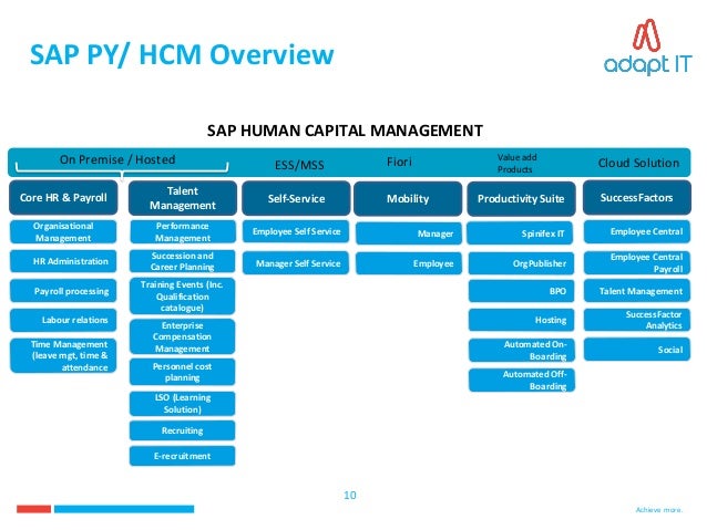 2019 sap payroll hcm colleteral