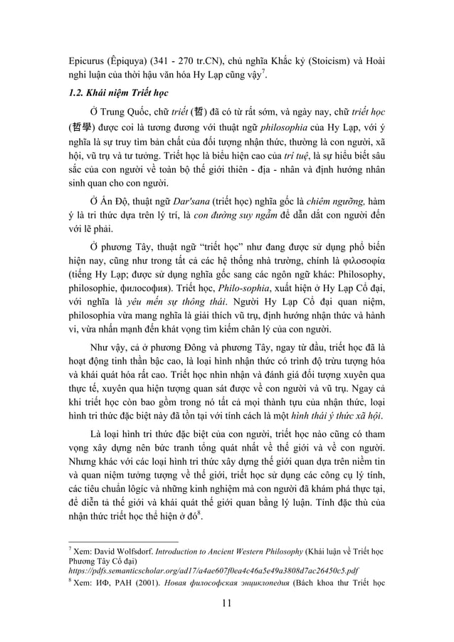 Giáo trình Triết học Marx - Lenin | PDF