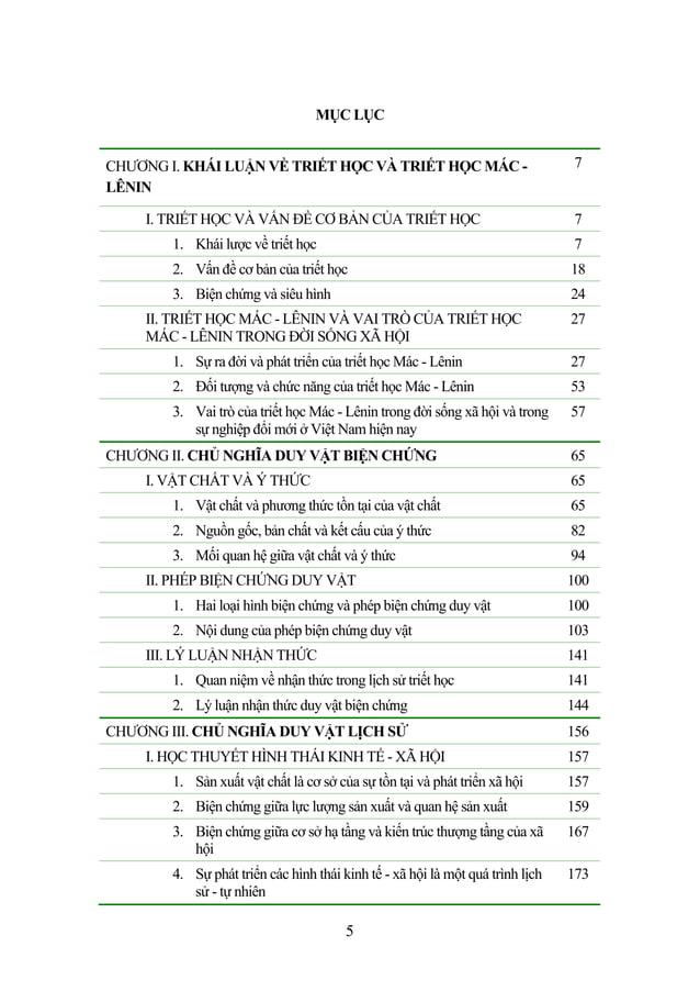 Giáo trình Triết học Marx - Lenin | PDF