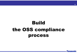 Open Source Software compliance in Panasonic | PDF