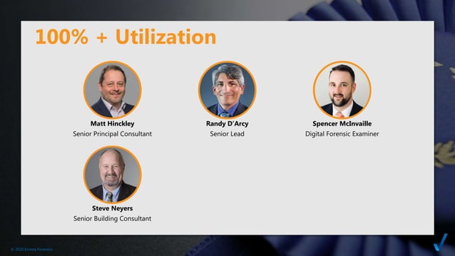 Envista Forensics Service Awards | PPT