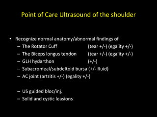 2019 shoulder pocus bj s | PDF