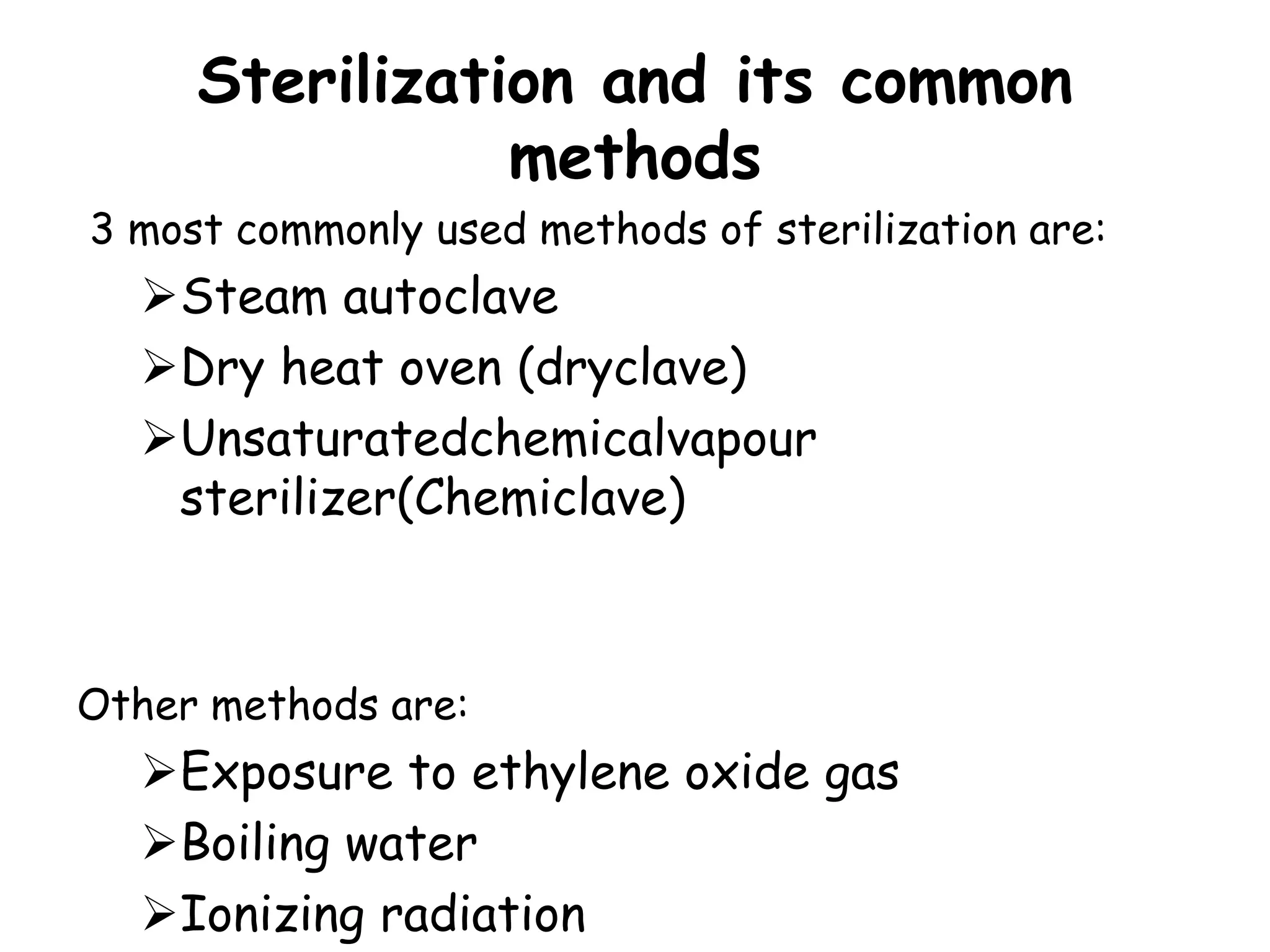 sterilization of implants and instruments | PPTX