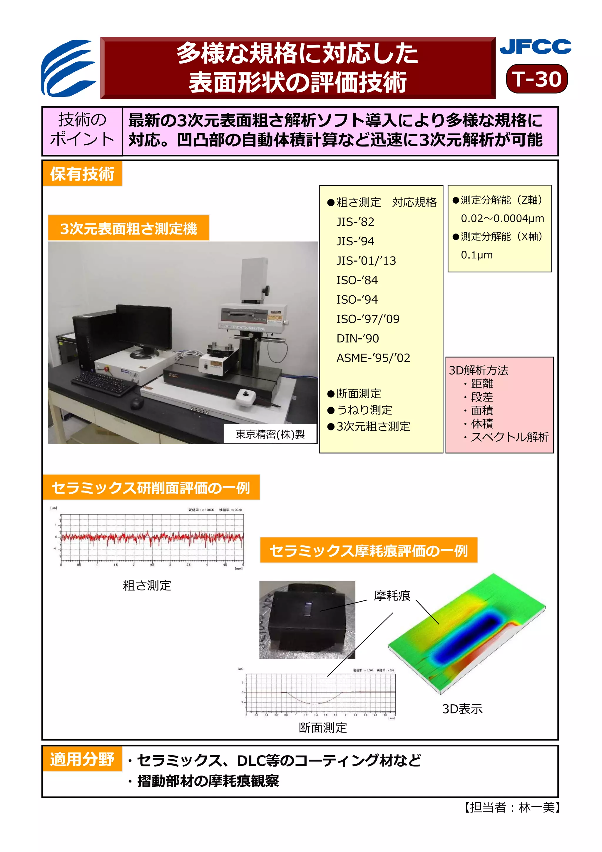 ファインセラミックスセンター(JFCC) 2019年度研究成果発表会の試験評価技術集 | PDF