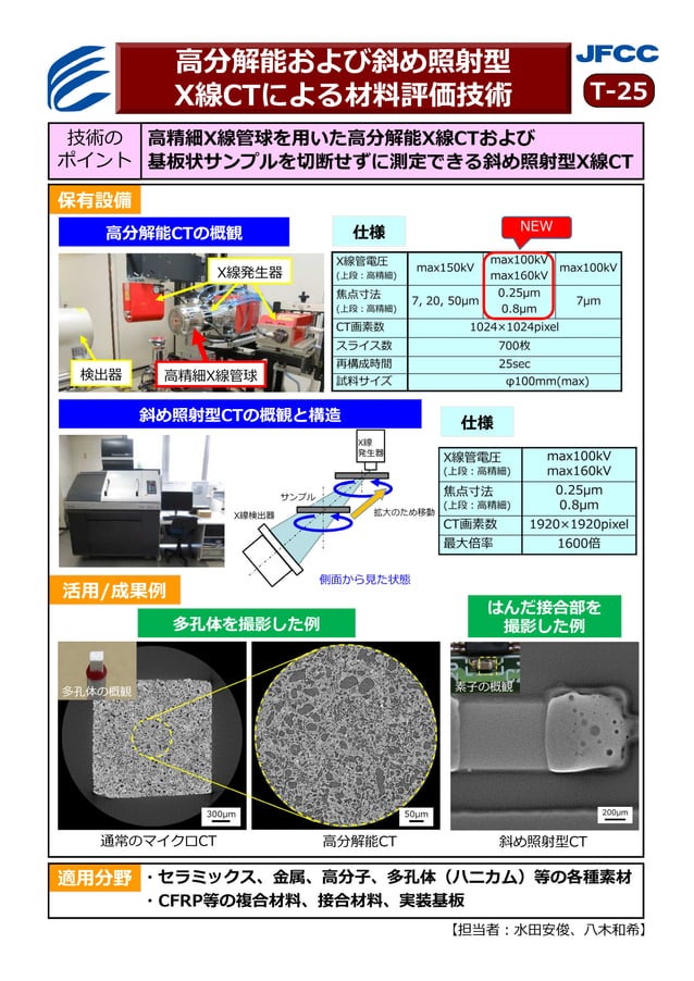 ファインセラミックスセンター(JFCC) 2019年度研究成果発表会の試験評価技術集 | PDF