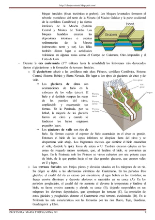 TEMA 2 EL RELIEVE ESPAÑOL | DOCX