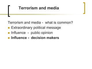 2019 terrorism and media | PPTX