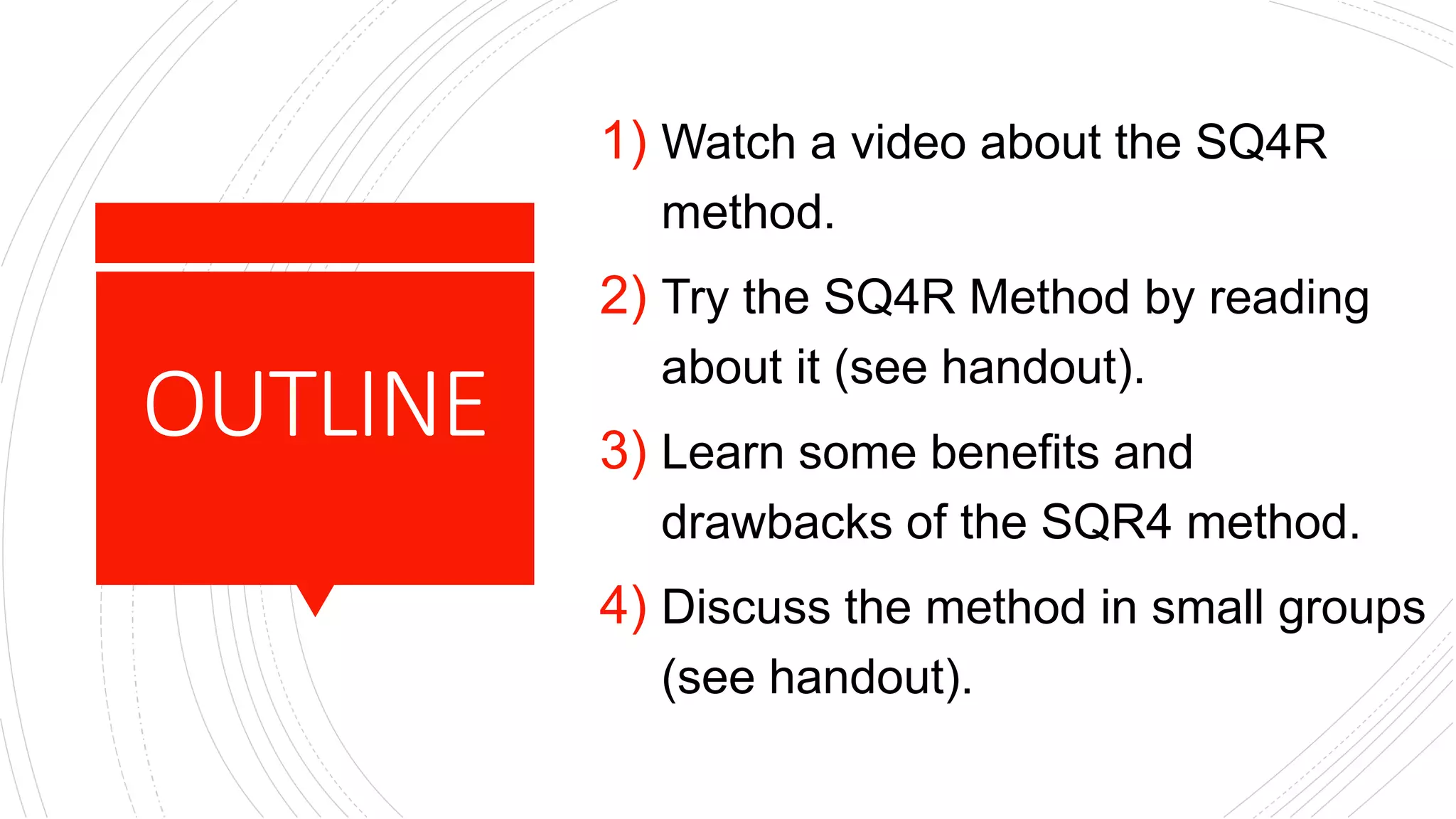 SQ4R – A strategy for active reading | PPTX