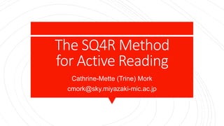 SQ4R – A strategy for active reading | PPTX