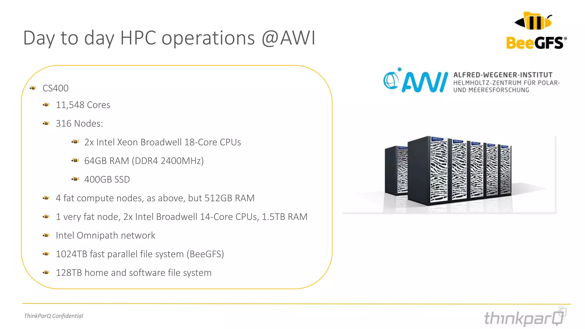 BeeGFS - Dealing with Extreme Requirements in HPC | PPT