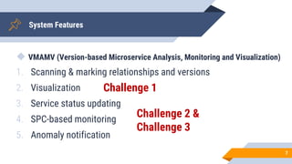 [2019]Version-based Microservice Analysis Monitoring and Visualization | PPT