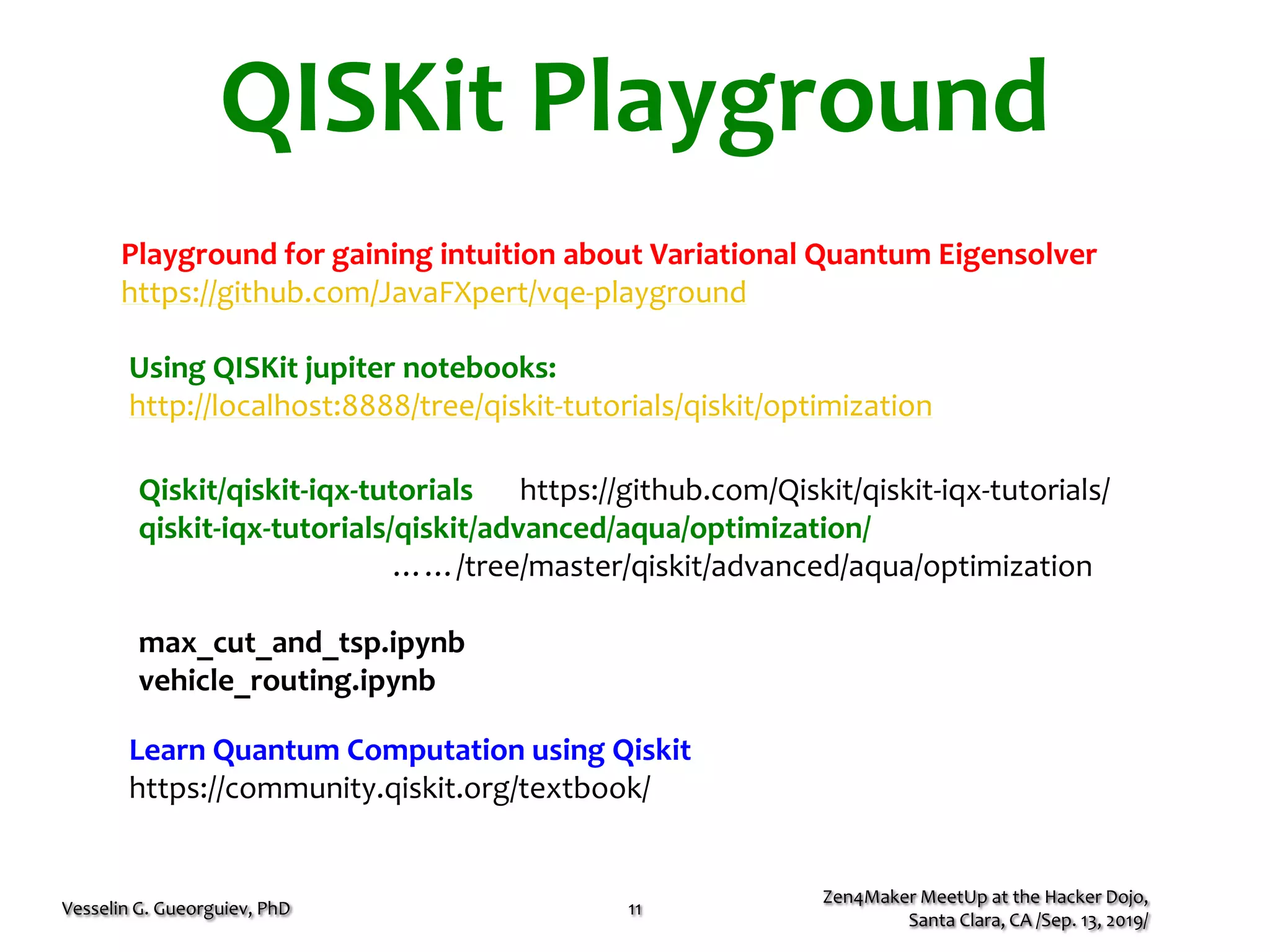 The Variational Quantum Eigensolver | PPTX