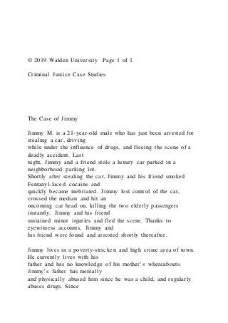 © 2019 Walden University Page 1 of 1 Criminal Justice Cas | PDF