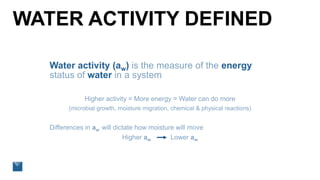 Water Activity 101: Master The Basics | PPTX