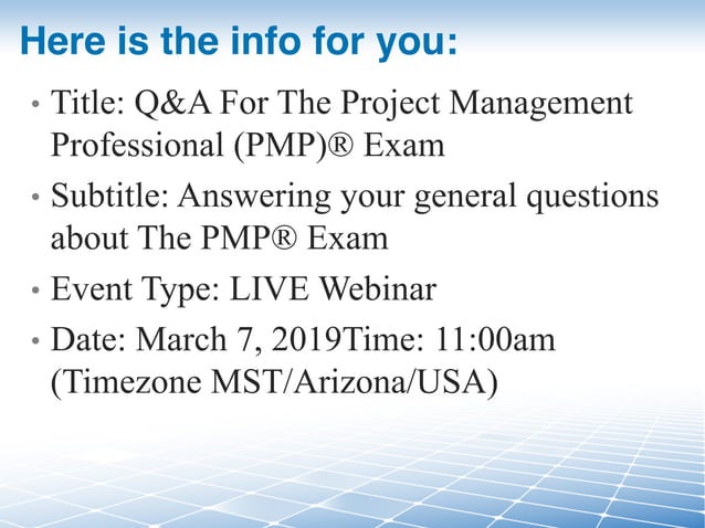 Q&A For The Project Management Professional (PMP)® Exam | PDF