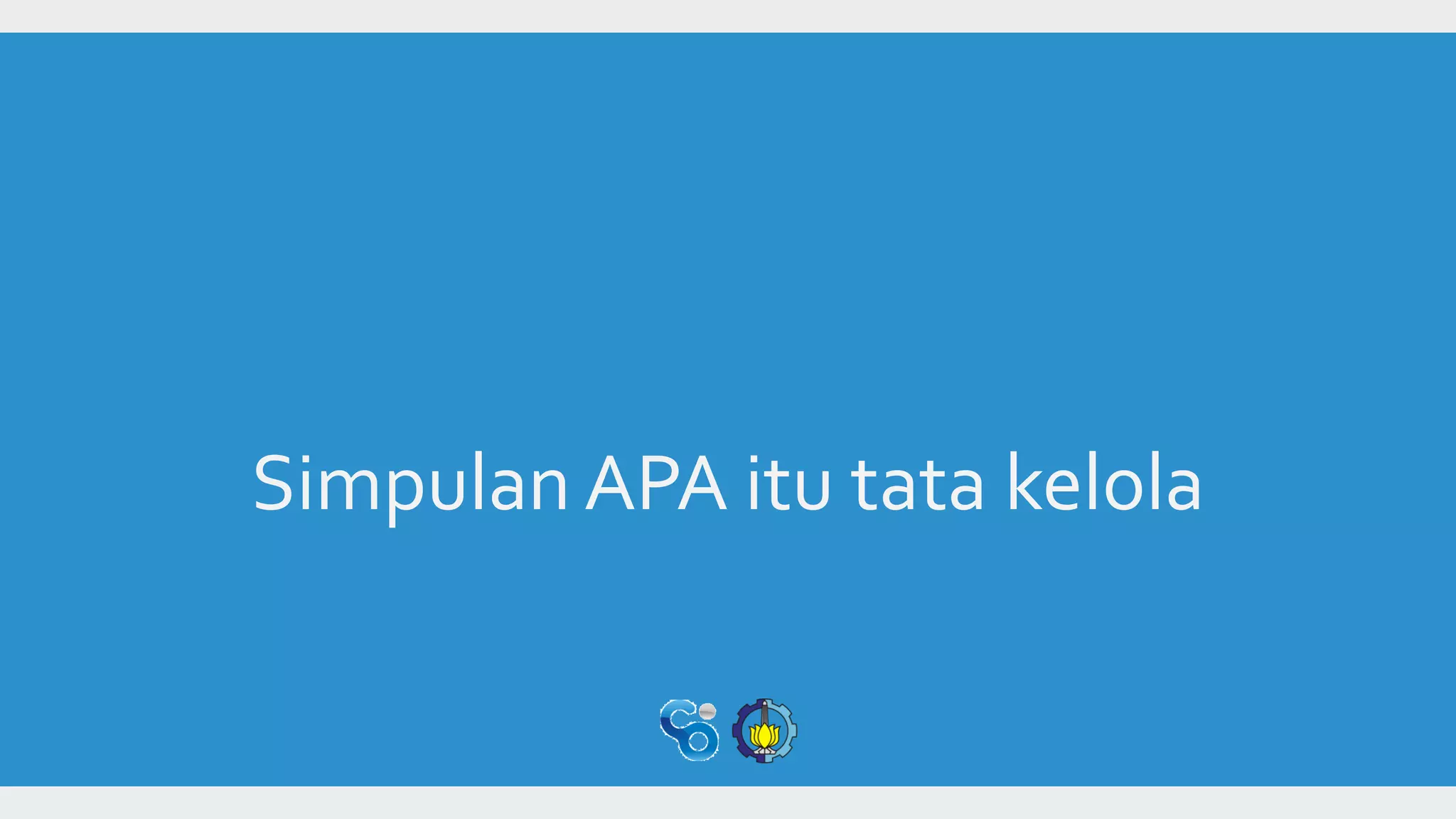[2019] week02 tkti - simpulan apa itu tata kelola | PPT